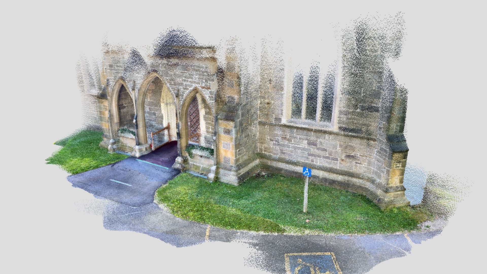 Christ Church Cathedral Entrance Point Cloud - 3D model by modelar.ai ...