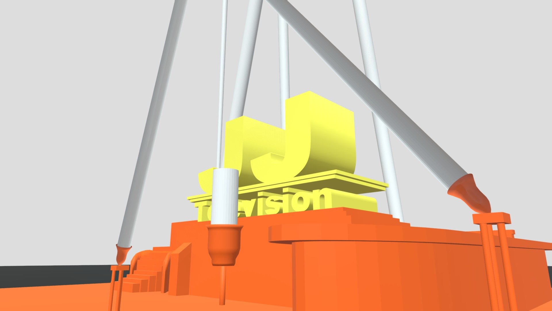JJ Television Logo Remake (December 2024 UPD) - Download Free 3D model ...