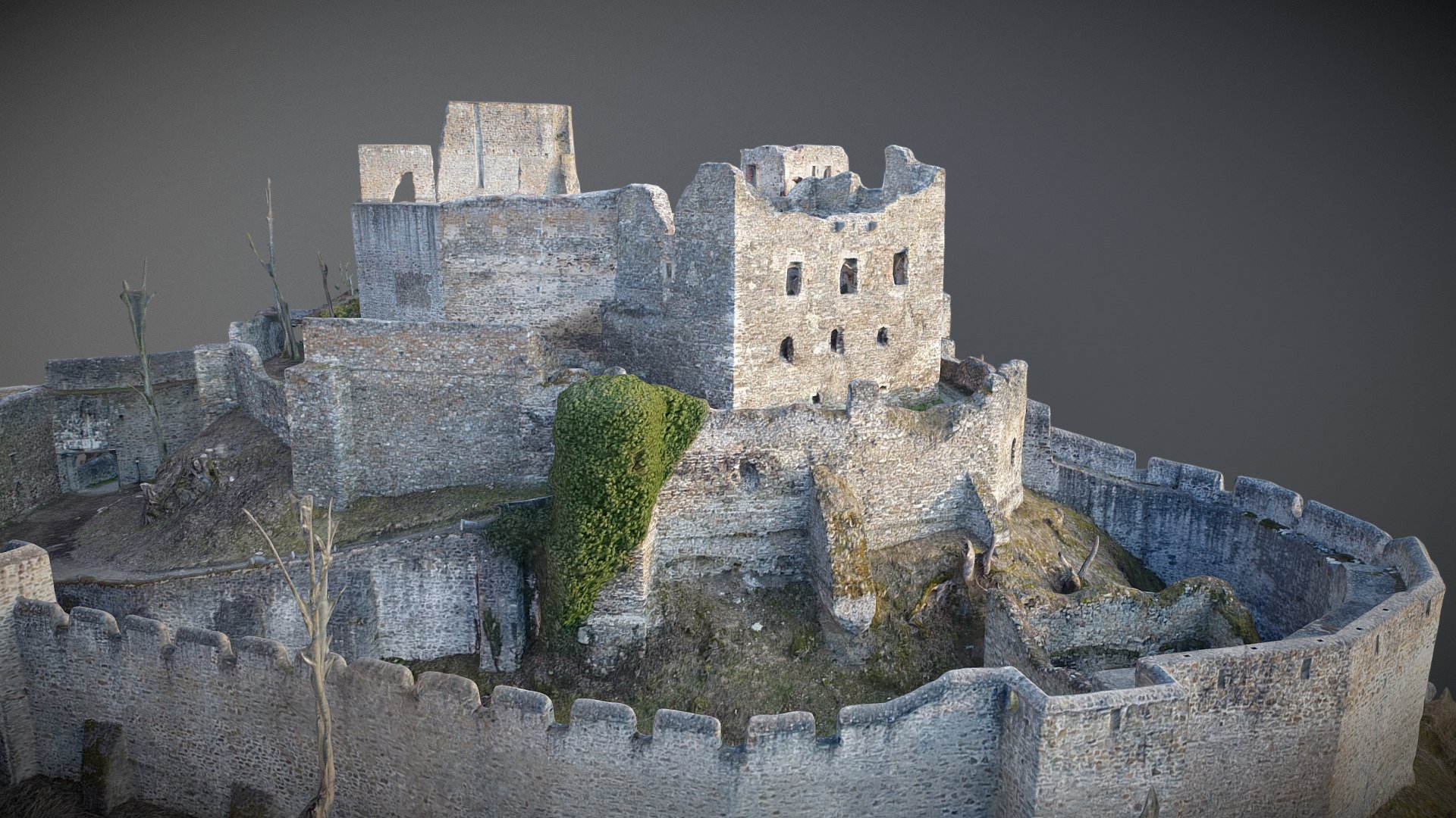 Hrad Cornštejn / Cornštejn Castle - 3D model by G4D [6f6d205] - Sketchfab