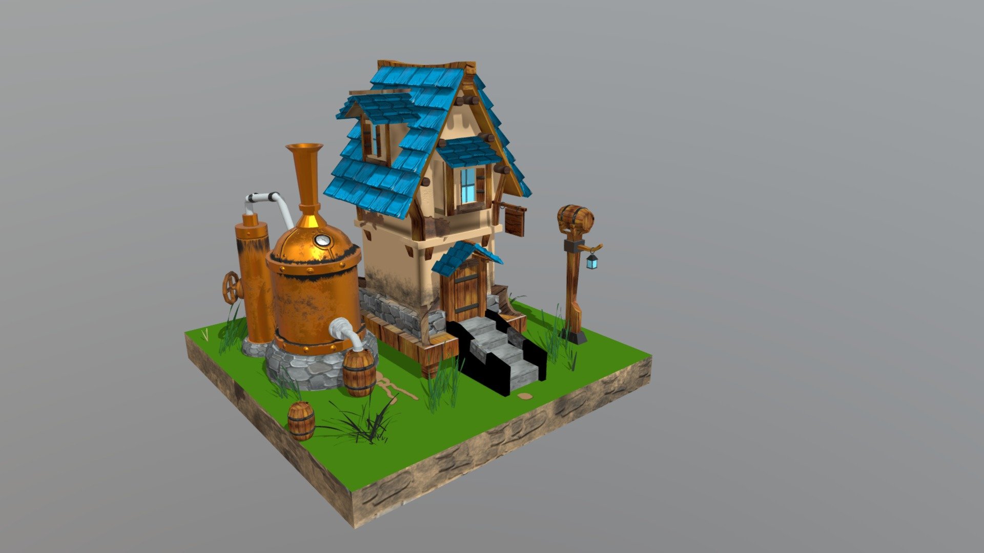 Game Assets building - 3D model by reyad.bader [6f6f126] - Sketchfab