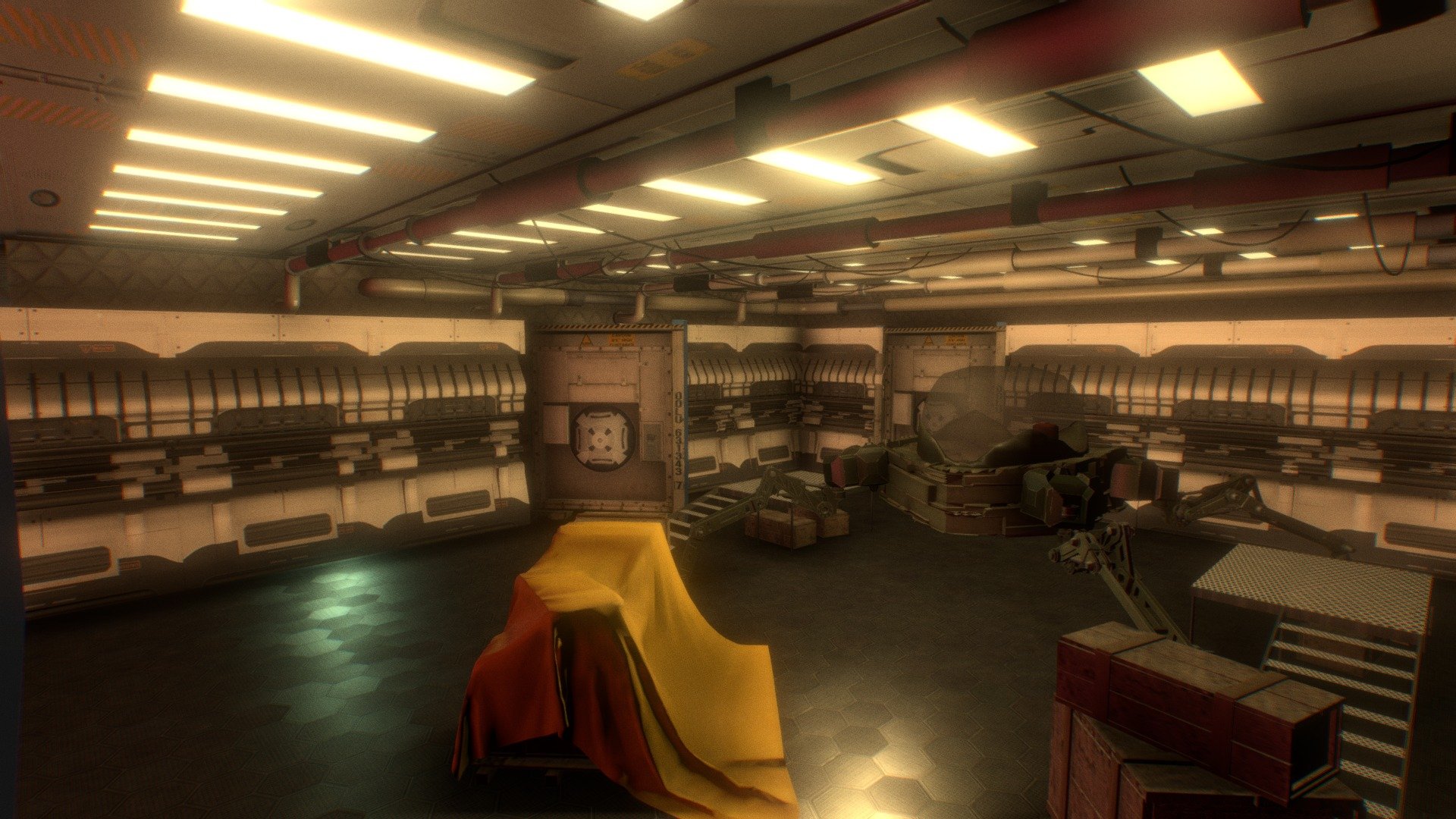 Secret Factory - 3D model by DAVID LEWI (@entahlah) [6f7282f] - Sketchfab