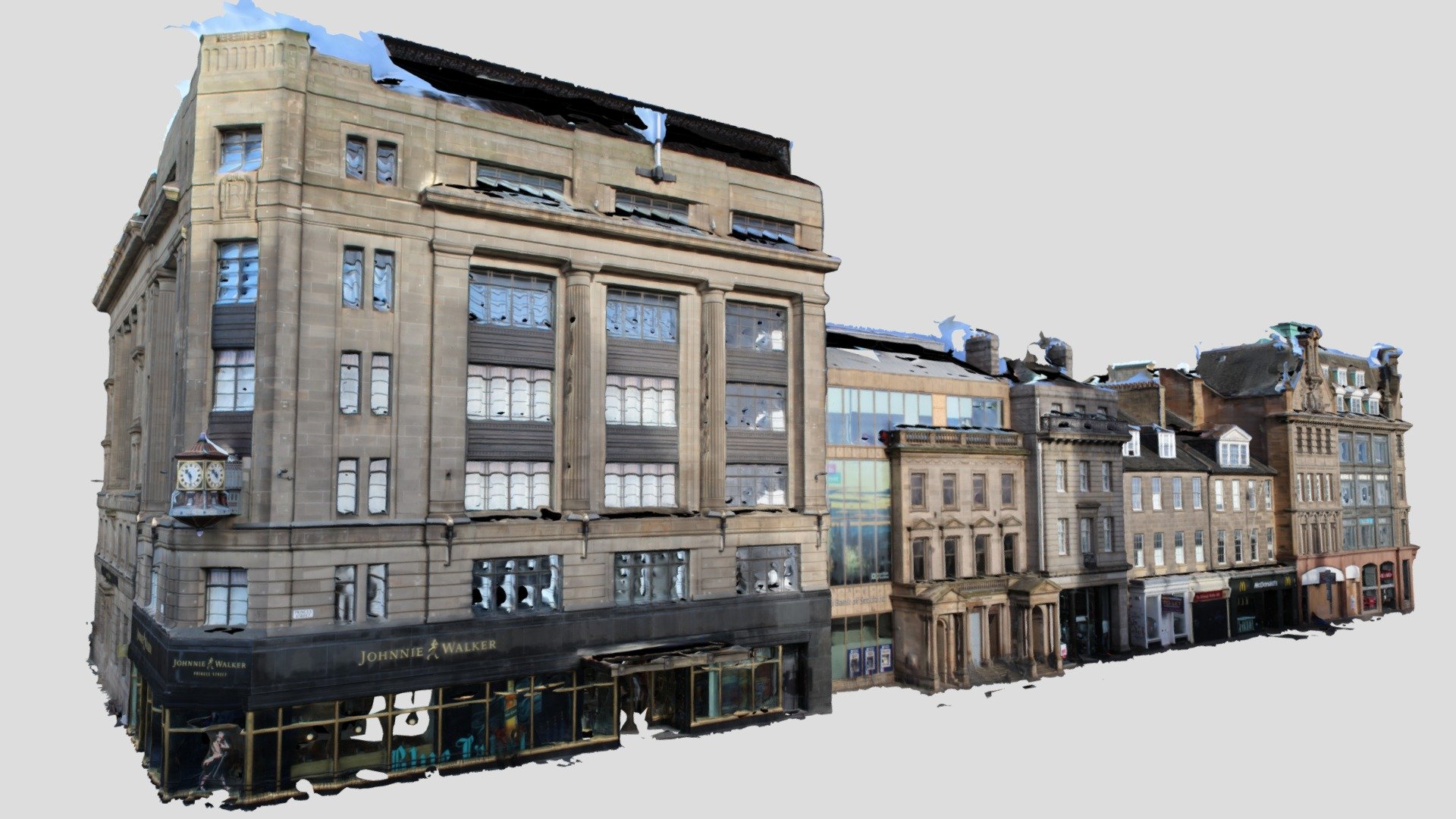 Edinburgh, 136-147 Princes Street - 3D model by Daniel Muirhead ...