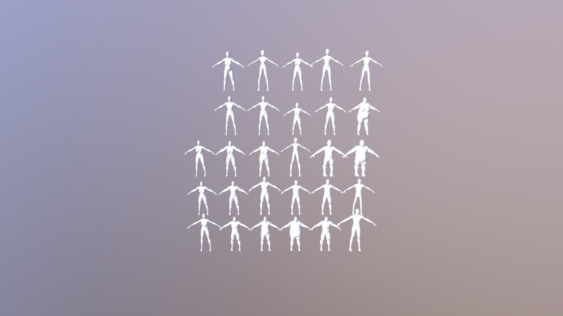 28 human mesh - 3D model by oneofthemost [6f75645] - Sketchfab