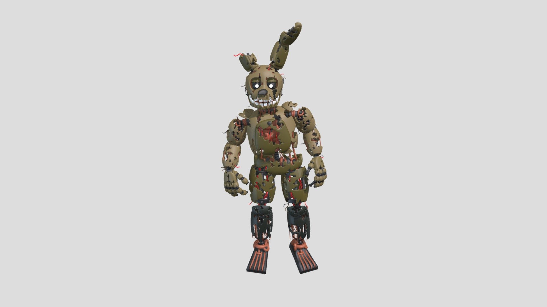 Springtrap - 3D model by XxStupidB0yx [6f75db1] - Sketchfab
