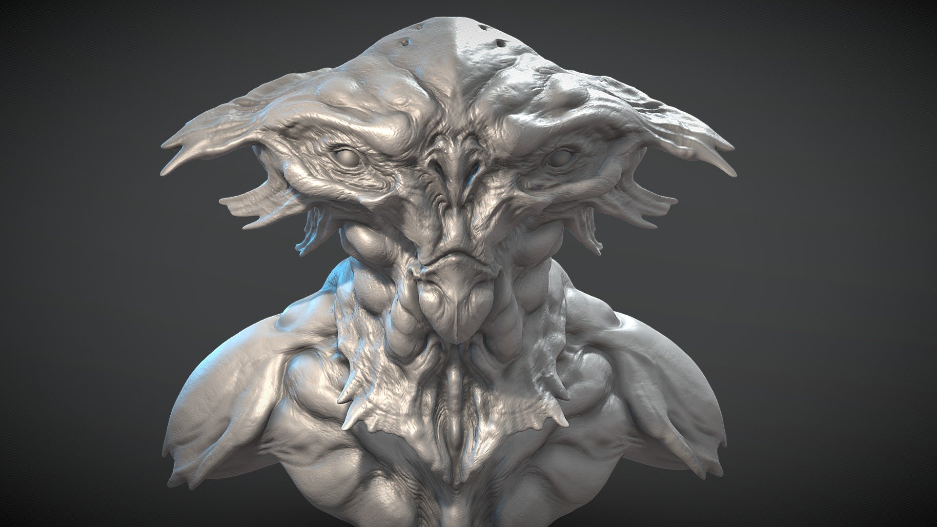 Alien creature - 3D model by funkyboy_gx [6f7782f] - Sketchfab