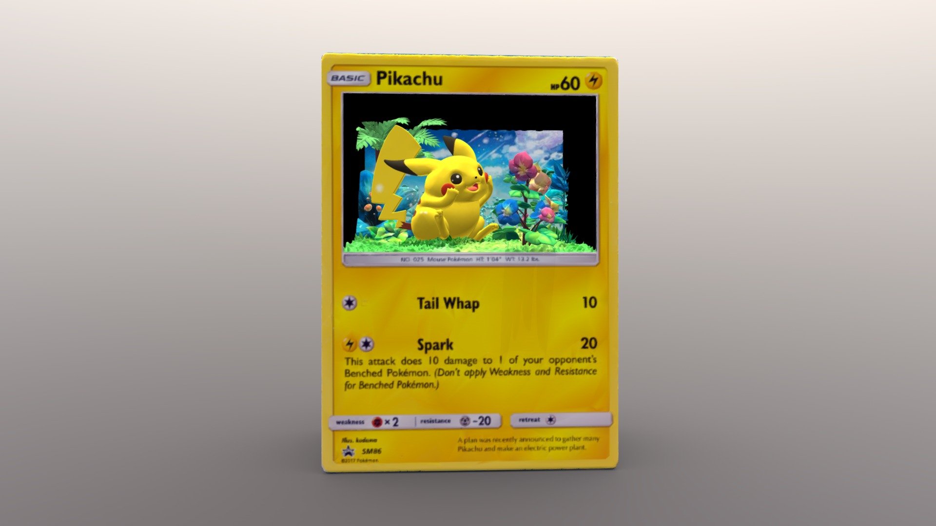 pikachu-sm86-pokemon-card-sculpt - Download Free 3D model by Sasha ...