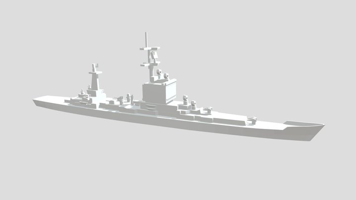 Warship 3D models - Sketchfab