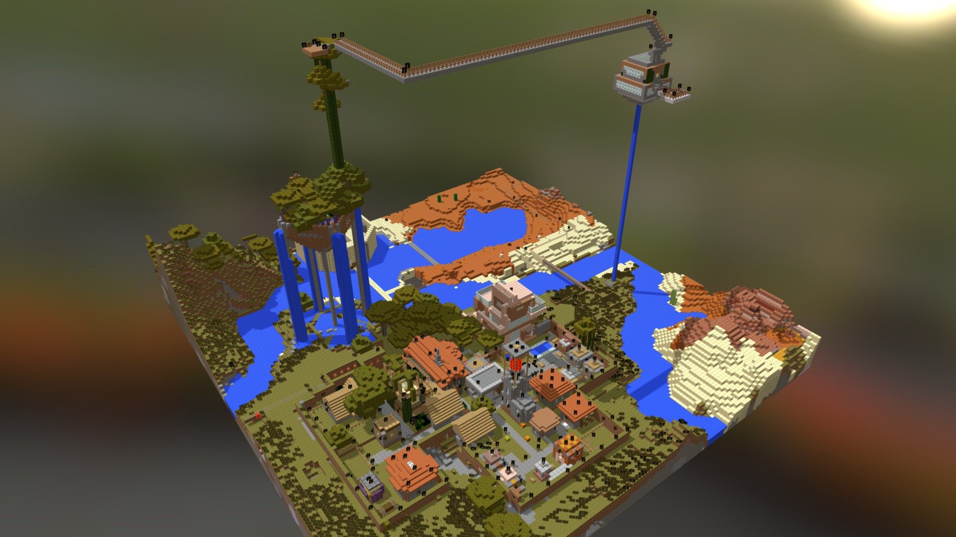 Savanna Village - 3D model by iikaronte [6f78968] - Sketchfab