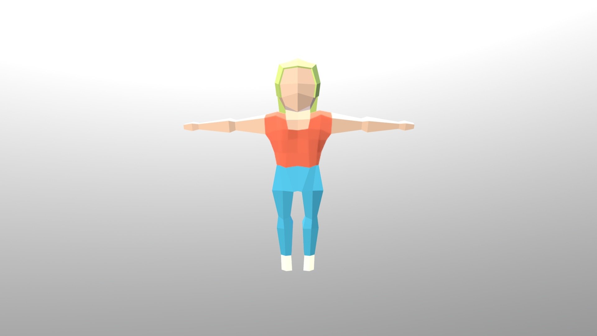 Qbe- Low Poly Blockperson with Rigs - Download Free 3D model by ...