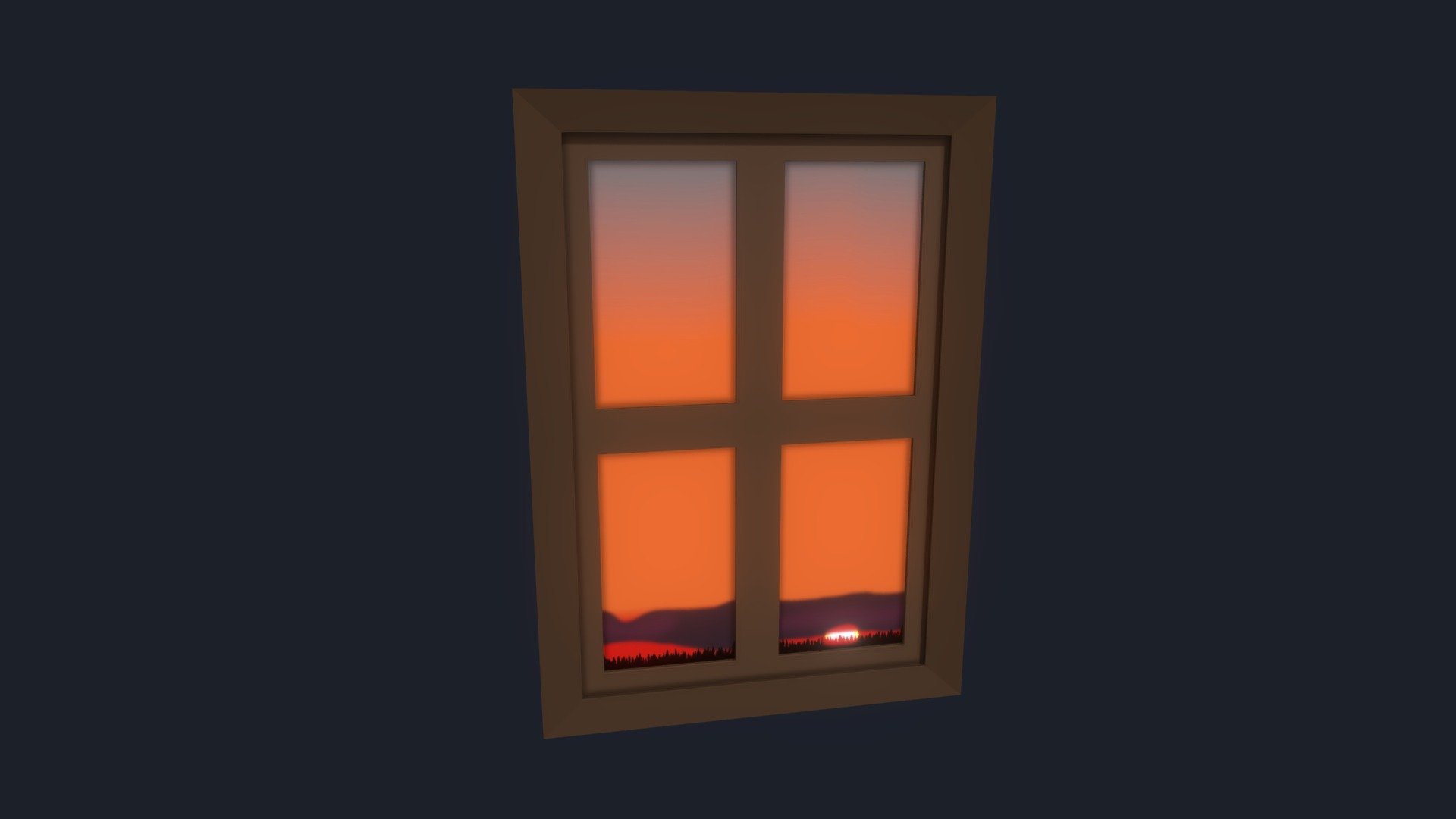 Artistic Window - 3D model by Maggatron (@MaggaModels) [6f79aa0 ...