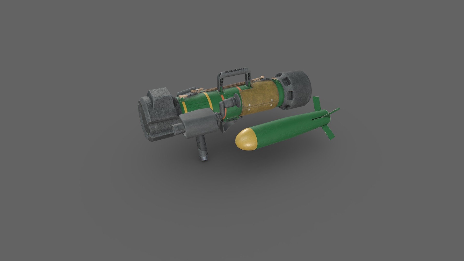 FGM 172 SRAW Anti tank Rocket Launcher - 3D model by MaX3Dd [6f7a83e ...