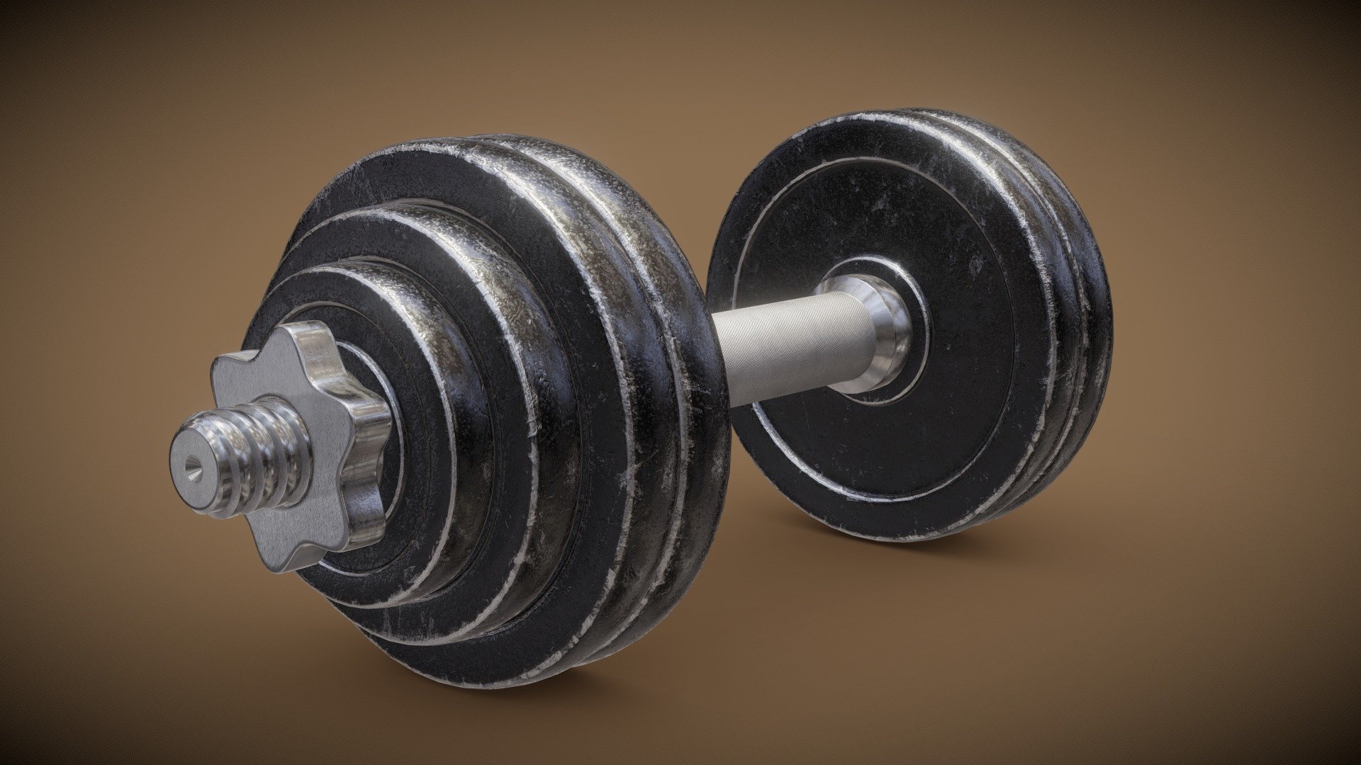 Dumbbell - 3D model by donnichols [6f7b4ff] - Sketchfab