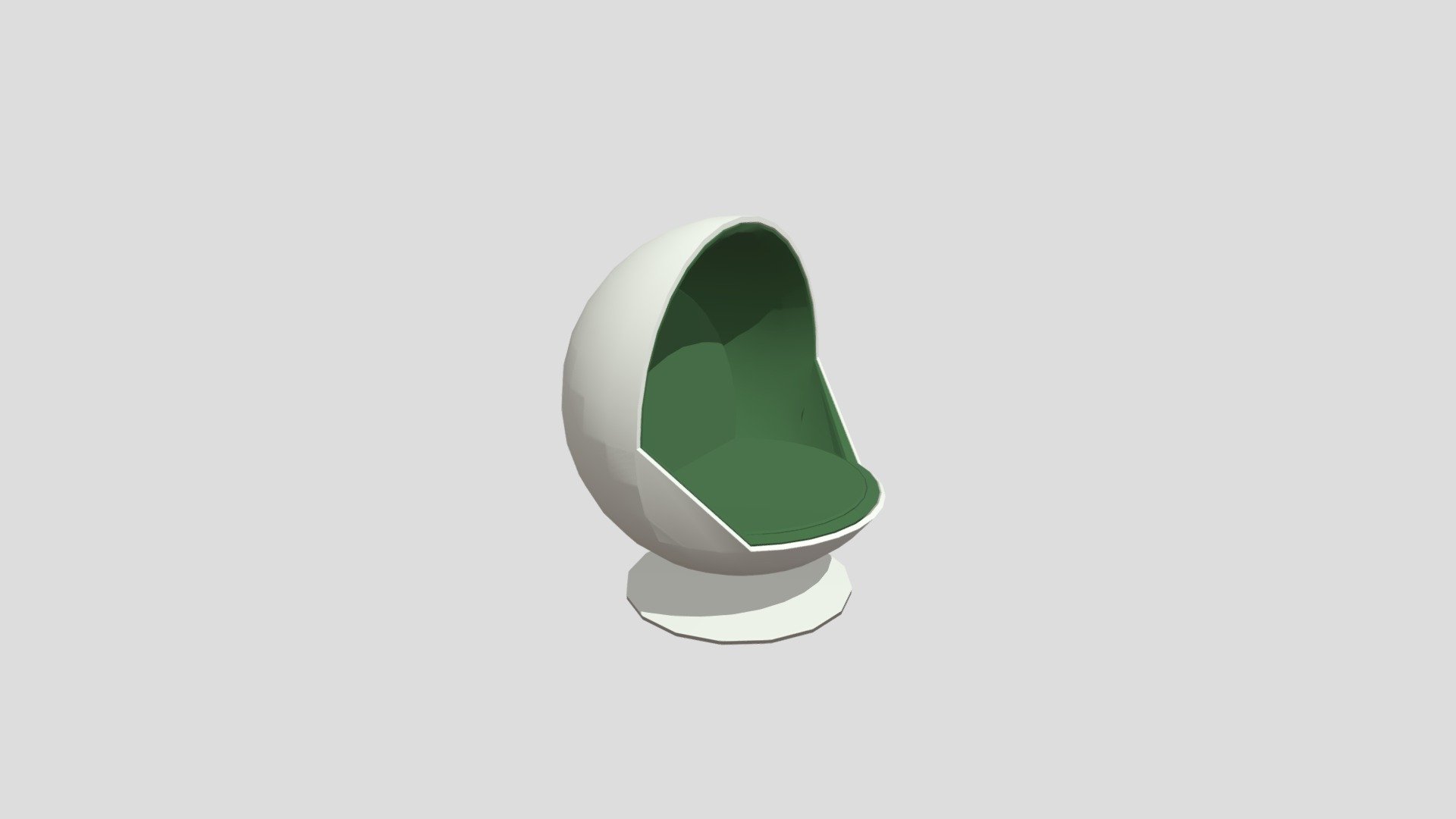 Egg Chair - 3D model by J0ya2 [6f7ba4c] - Sketchfab