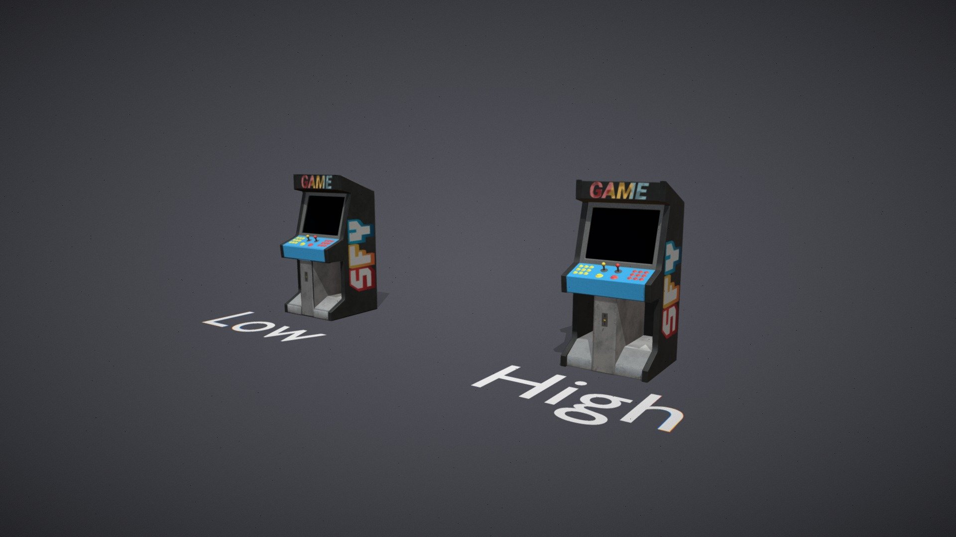 Arcade_machine_Model3 - Download Free 3D model by SFYsrl [6f7c701 ...
