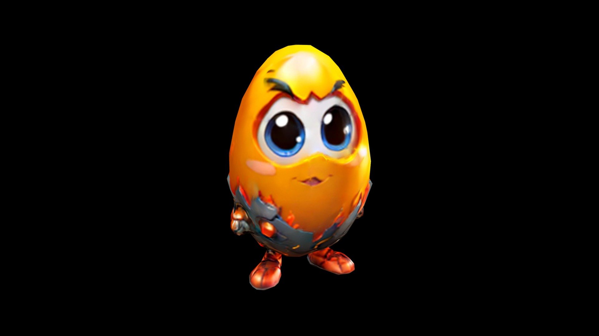 Eggsyl The angry egg - Download Free 3D model by klrxyz [6f7d2ee ...