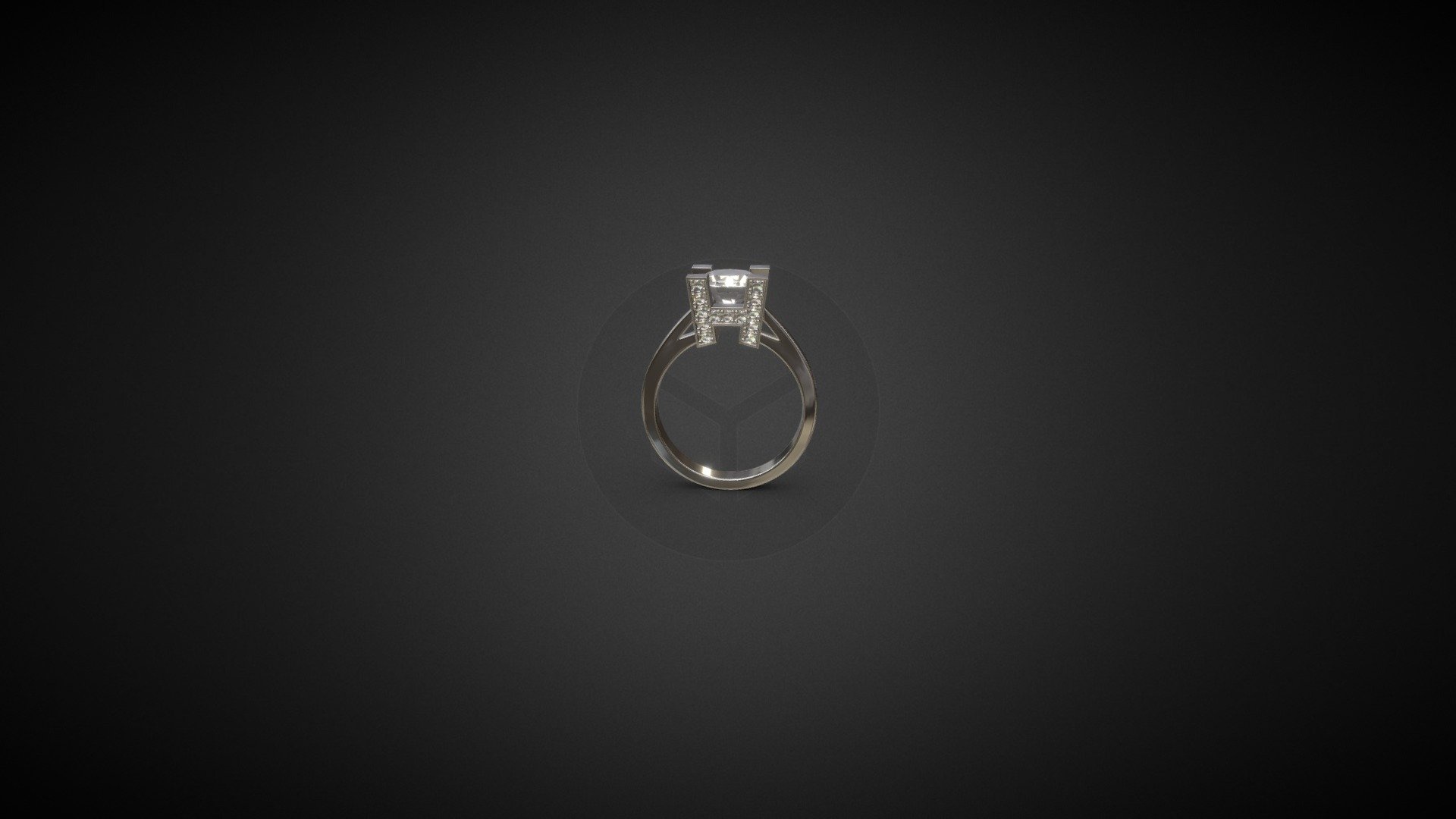 H-ring - 3D model by ilyak (@ilyaka) [6f7d693] - Sketchfab