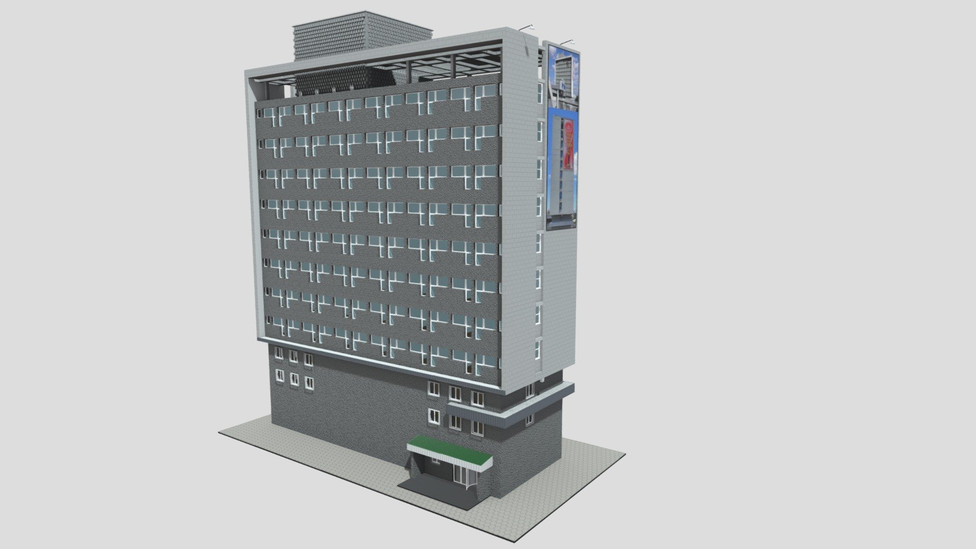 station-hotel - 3D model by mr.pointer (@mrpointer) [6f7edb0] - Sketchfab
