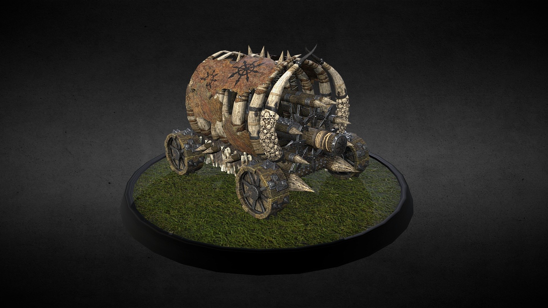 Norsca Siege Ram - 3D model by Andrew Phelan (@korphaeron99) [6f83145 ...