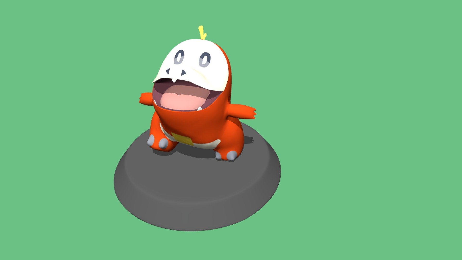 Fuecoco - 3D model by JuanQuinteroC [6f8360a] - Sketchfab