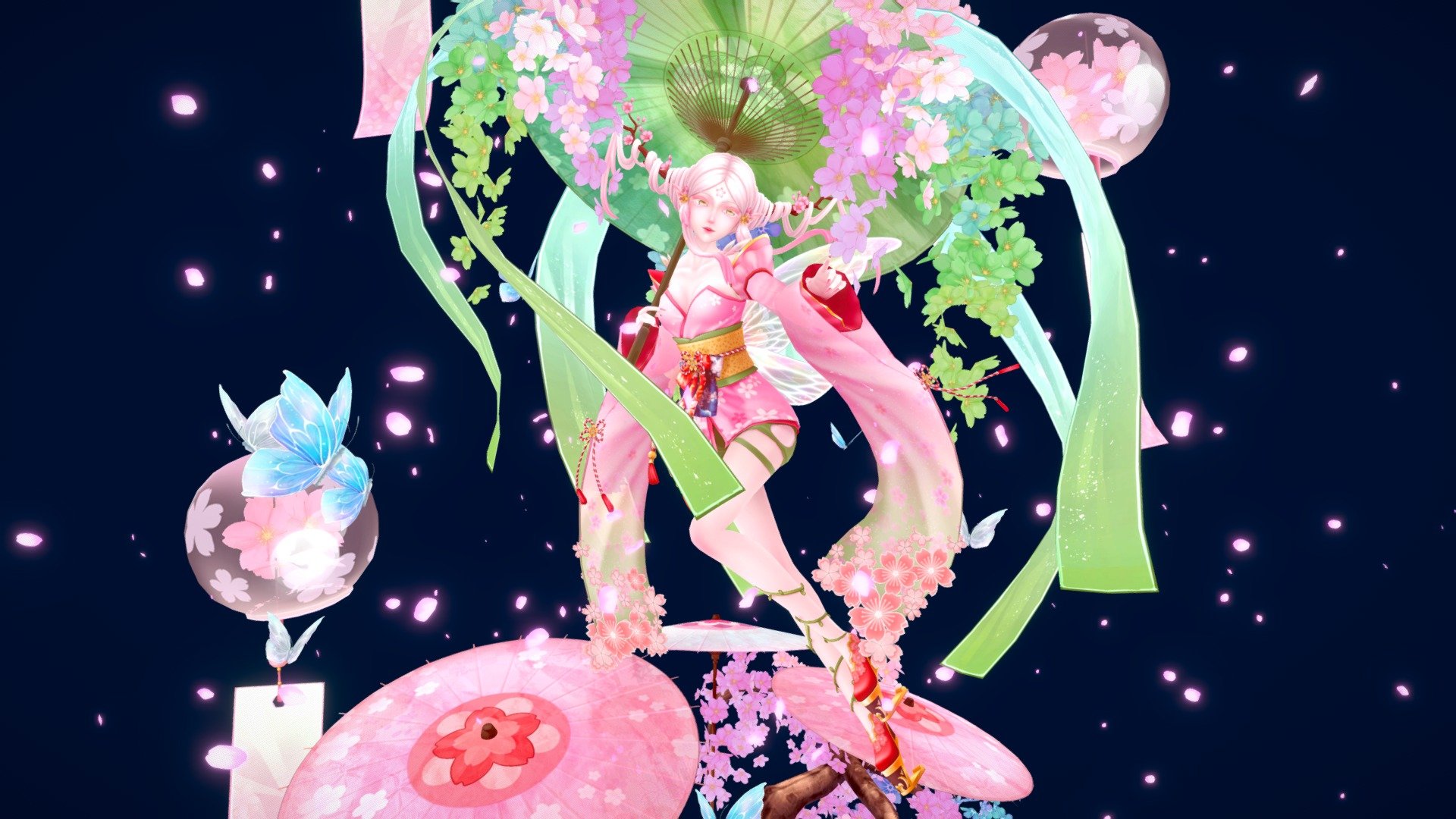 Spring Goddess - 3D model by DGW ASIA (@DGWA) [6f83ea2] - Sketchfab