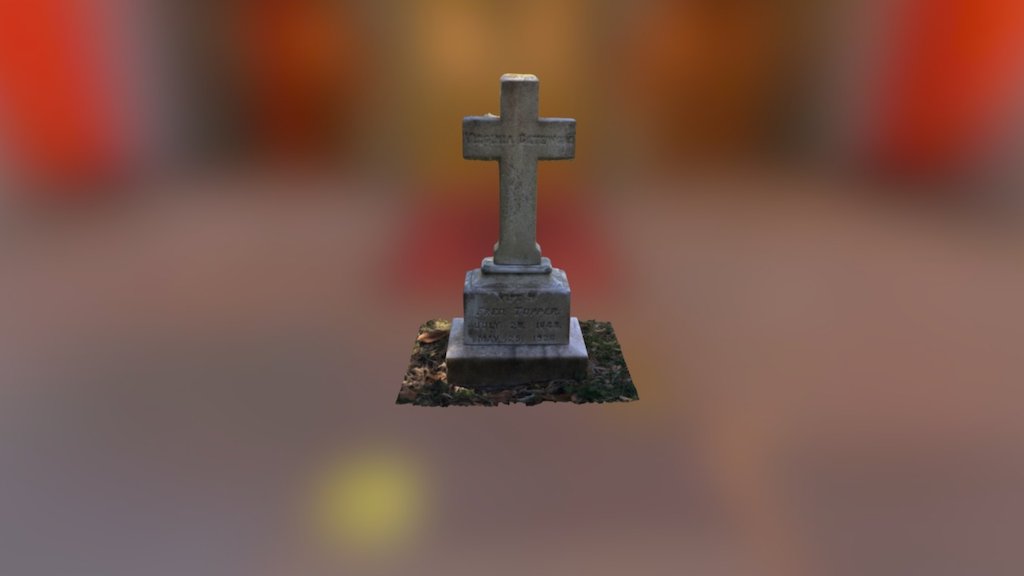 Gravestone D - 3D model by Benjamin Walker (@bcwalke) [6f844e2] - Sketchfab