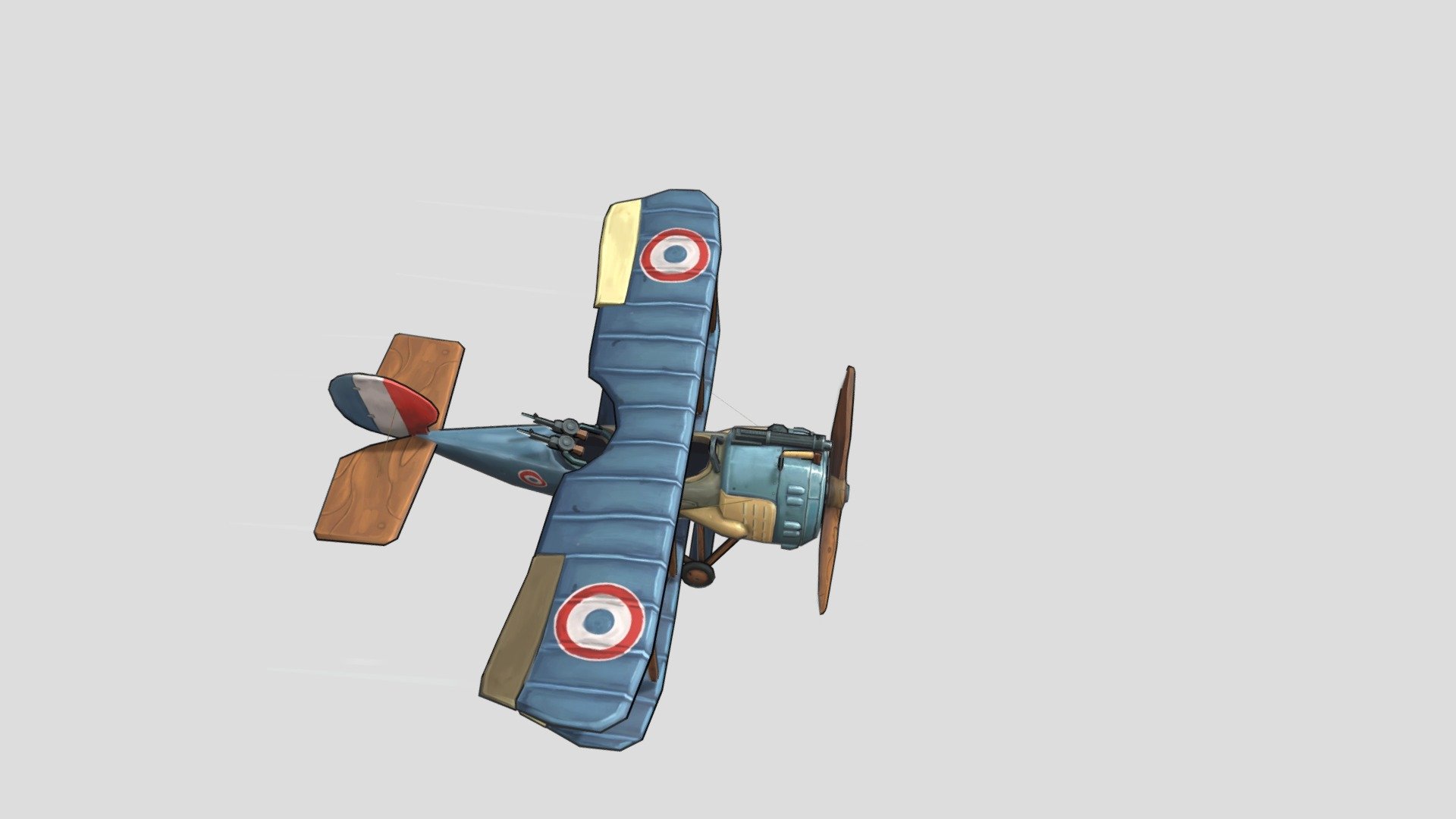 stylized_ww1_plane - Download Free 3D model by extended1 [6f85d8e ...