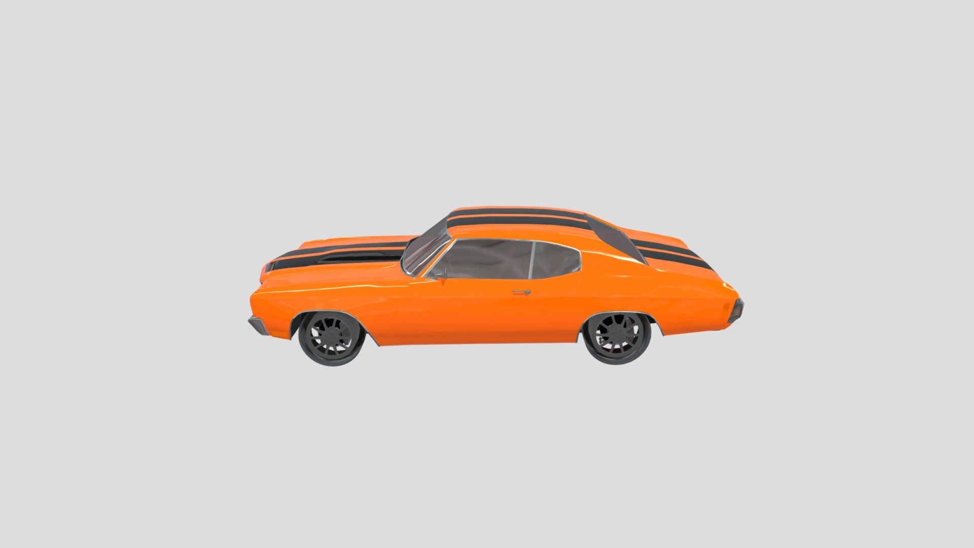 GT Muscle Car - Download Free 3D model by JonLittle [6f861e3] - Sketchfab