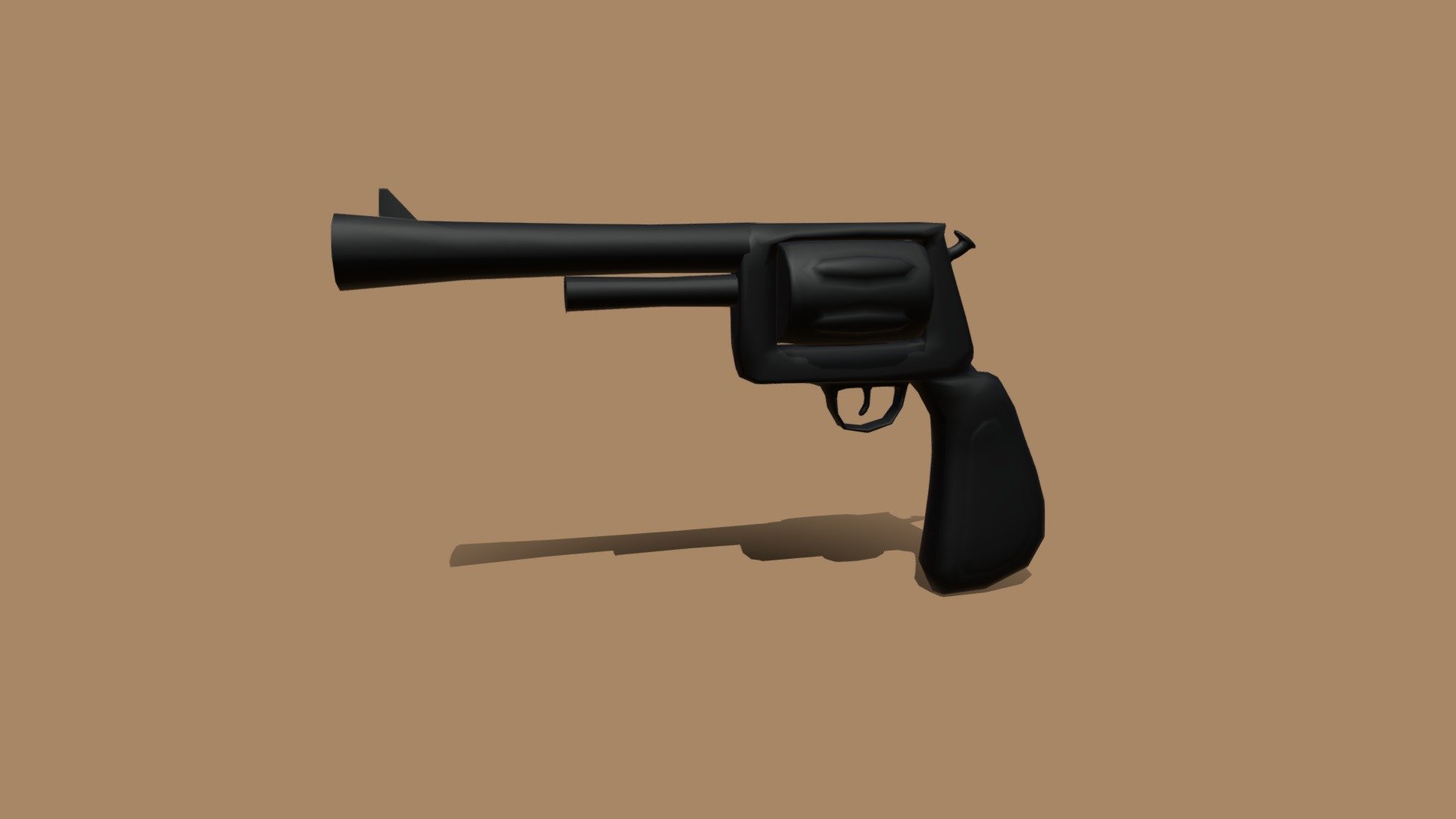 Low Poly Revolver - Download Free 3D model by MrPuppet [6f86fed ...