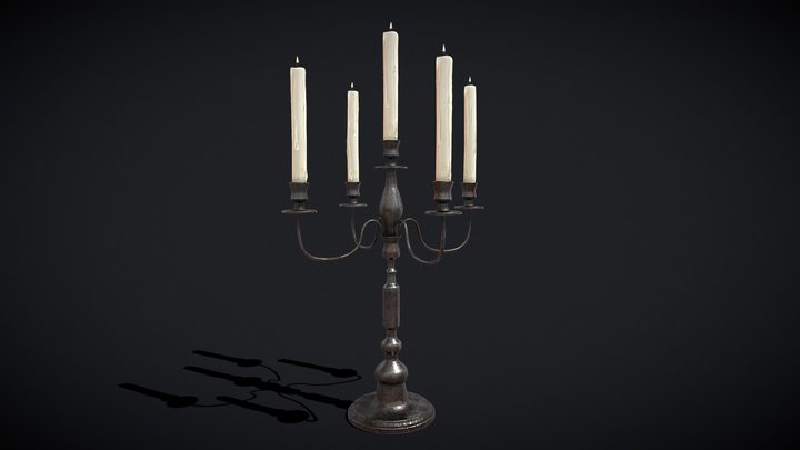 Candle 3D models - Sketchfab