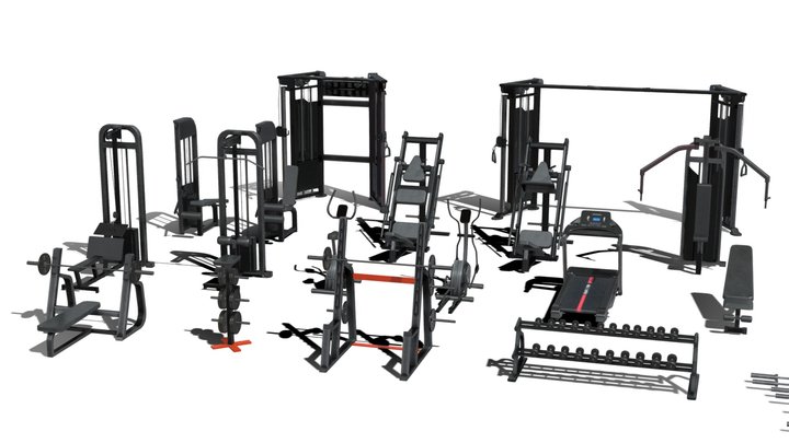 Dumbbell 3D models - Sketchfab