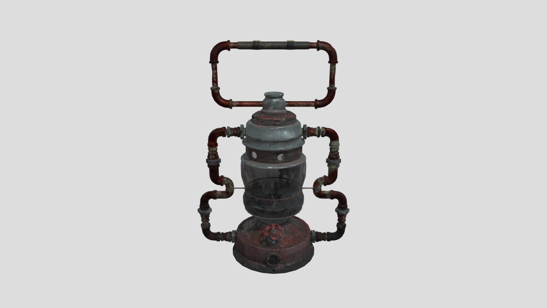 Steampunk Oil Lamp - Download Free 3D model by Foxart3Dfuchs [6f8881a ...
