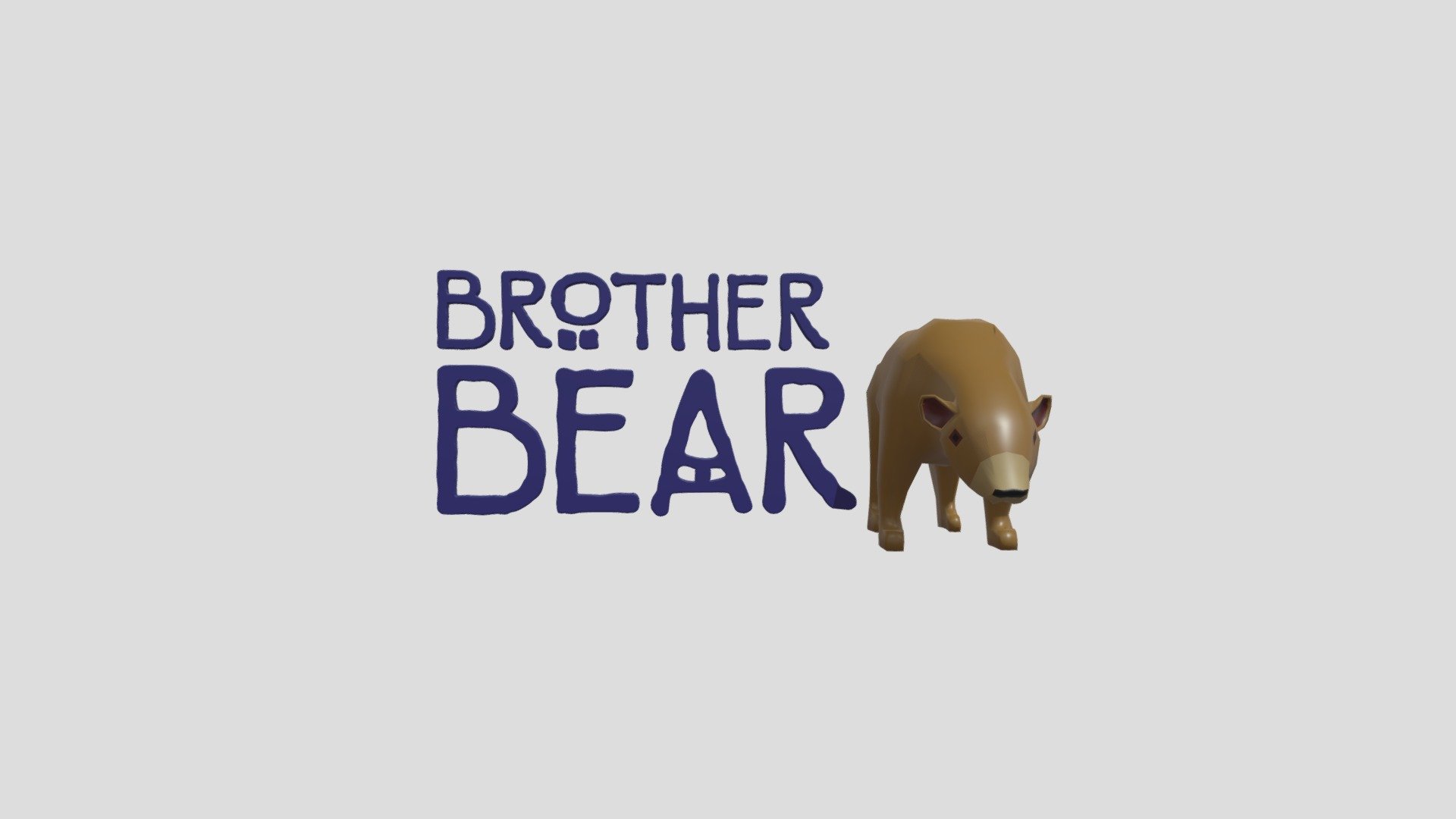 Brother Bear - Download Free 3D model by Akinremi [6f88922] - Sketchfab