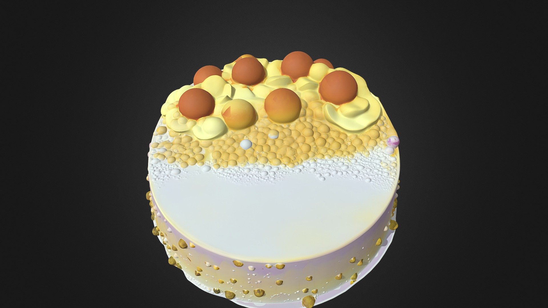 Roshmalai Fusion Cake - Download Free 3D model by mohammadalaminsheikh ...