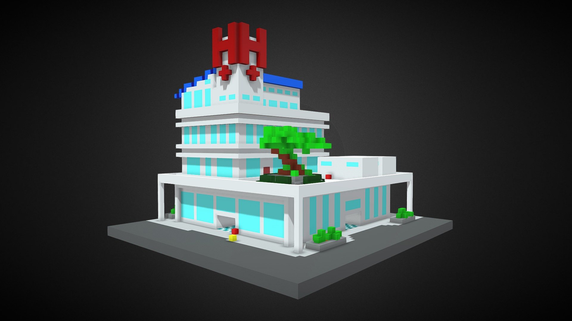 Voxel Hospital - Download Free 3D model by AnshiNoWara [6f8a9e4 ...