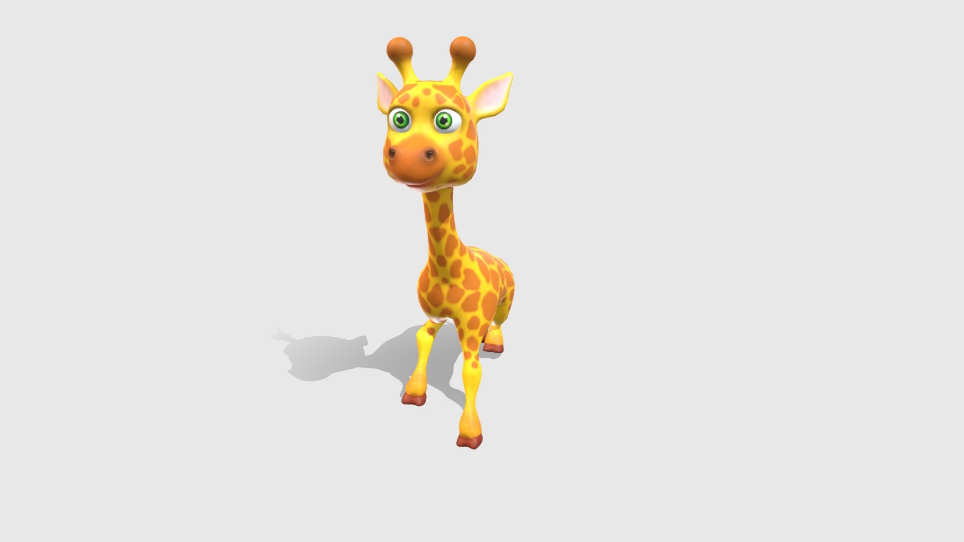 cartoon giraffe - Buy Royalty Free 3D model by 3DAnvil [6f8c0bd ...