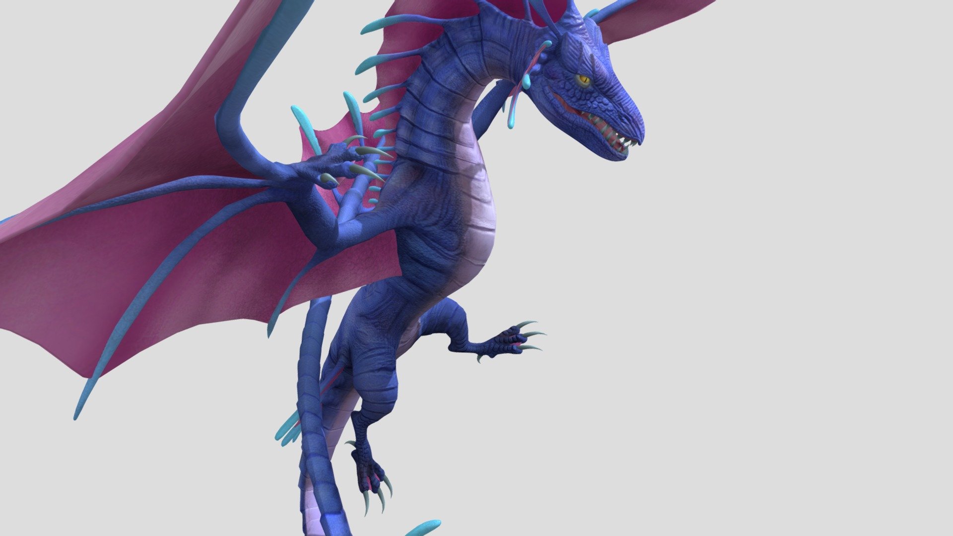 dragon tale - 3D model by rayleighsyafiq [6f8fa48] - Sketchfab