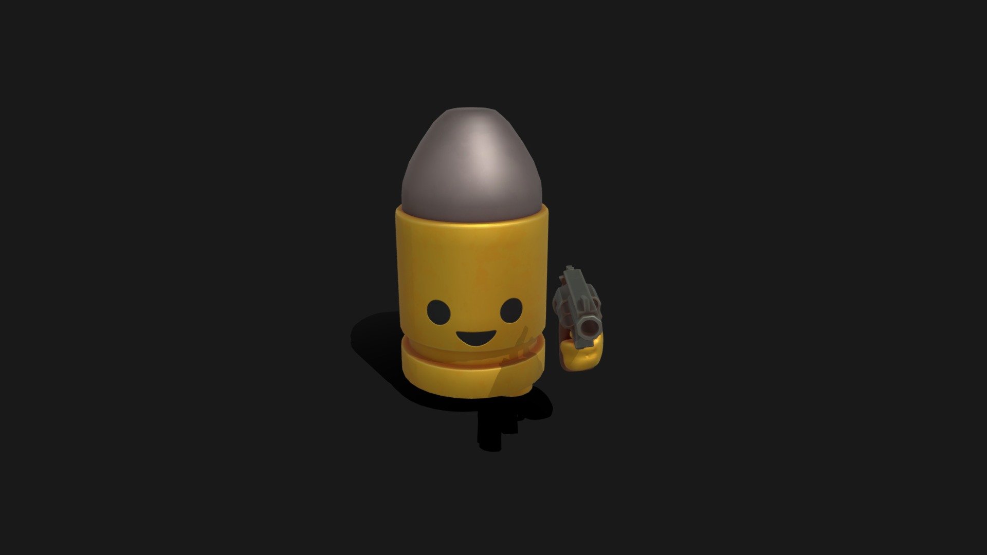 Bullet Kin ( ENTER THE GUNGEON FanArt ) - 3D model by Astaroth75861 ...
