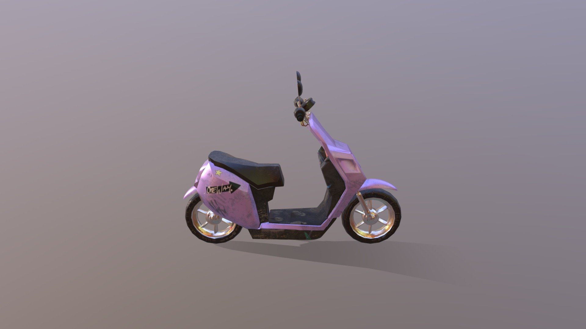 Scooter - 3D model by clopez52 [6f90bfa] - Sketchfab