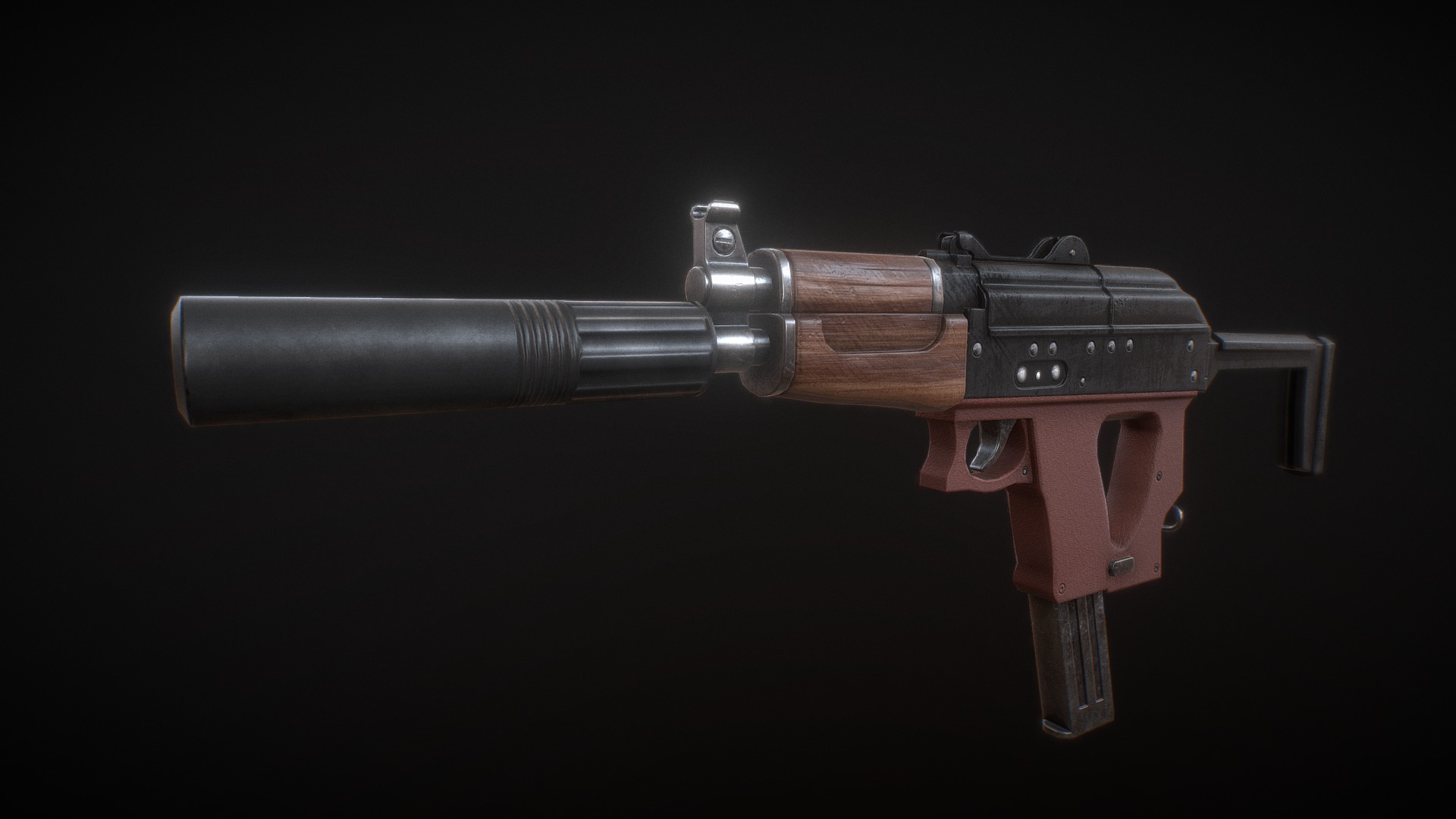 Gepard PDW (suppressed) - 3D model by Tuuttipingu [6f91365] - Sketchfab