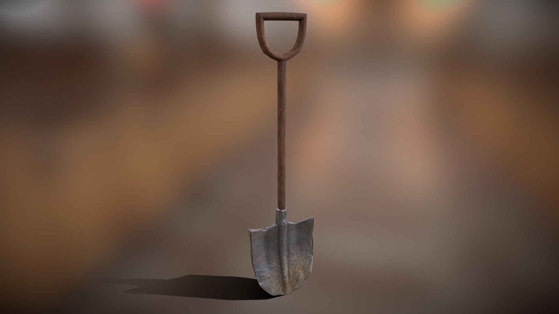 Spade - 17th century - 3D model by visualdimension [6f91f77] - Sketchfab