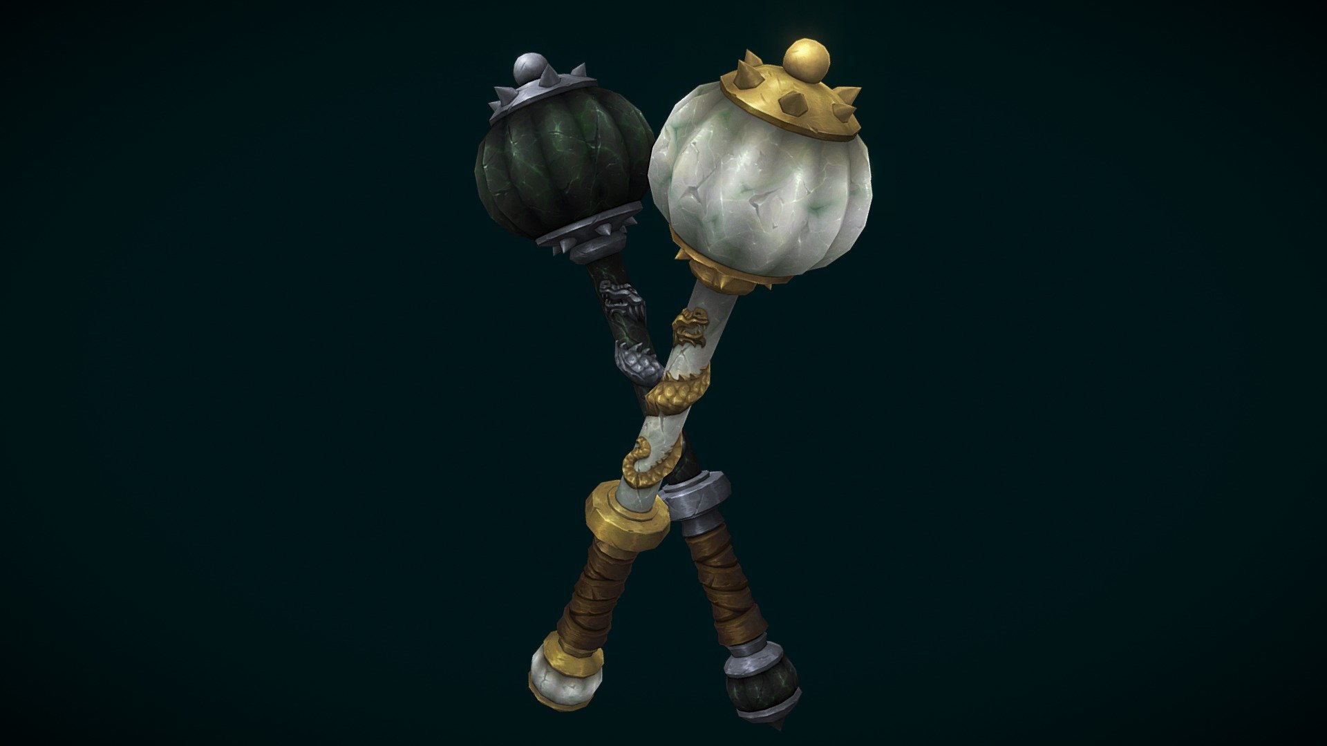 ABC Armory: Chui Hammers - 3D model by Scott Hennessy (@scotthennessy ...