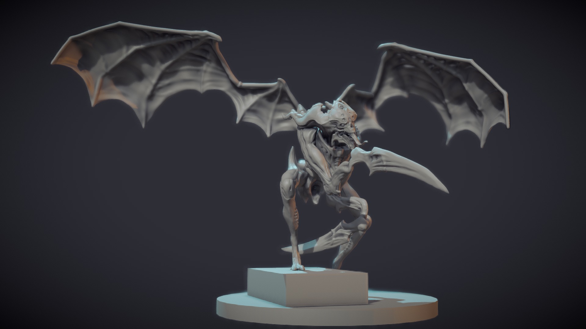 Winged one - 3D model by sharoth.cg (@sharoth) [6f92970] - Sketchfab