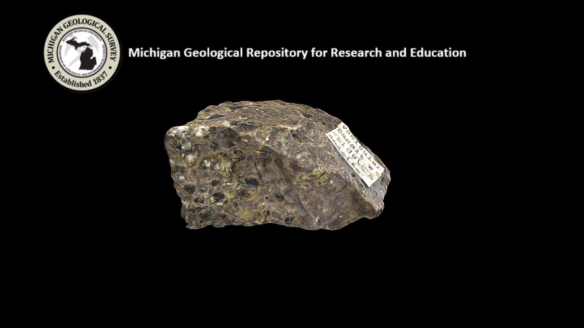 Vesicular Basalt with Epidote - Download Free 3D model by MGRRE ...