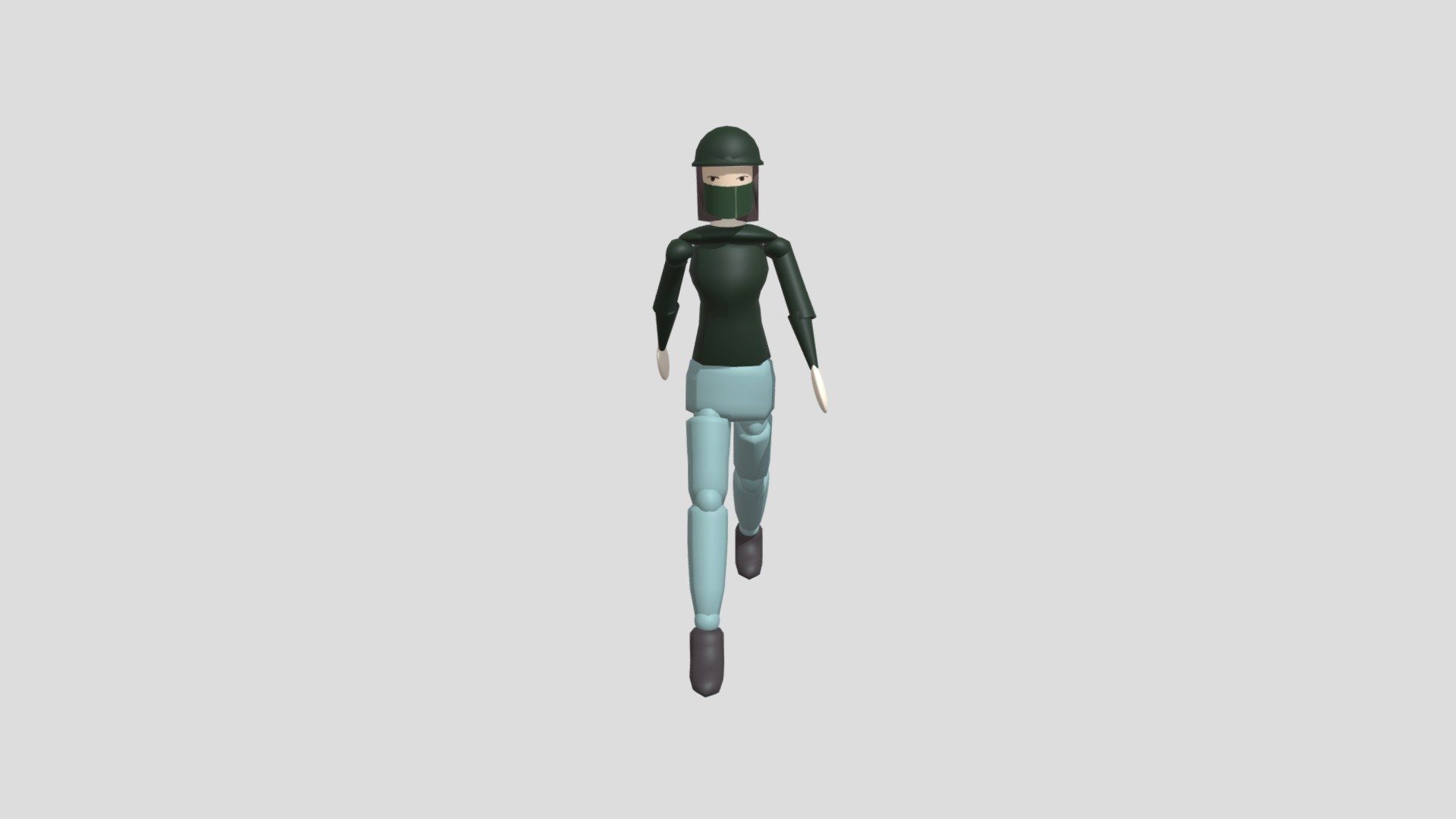 Model walk - Download Free 3D model by ddnor [6f93a3e] - Sketchfab