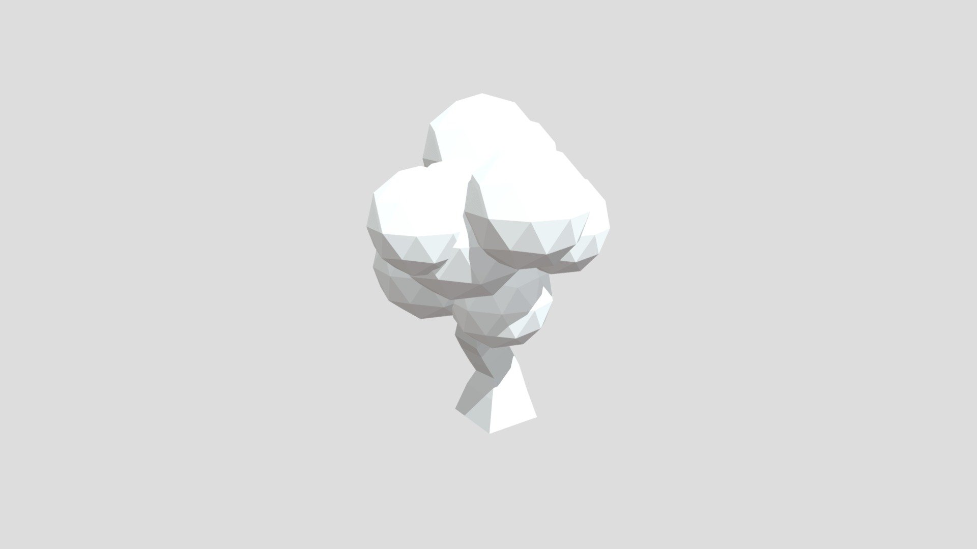 Low Poly Tree (Un-Colored) - Download Free 3D model by W3bster00 ...
