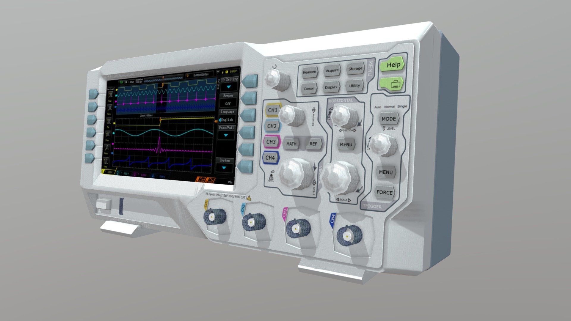 Oscilloscope - 3D model by chillblend [6f96dea] - Sketchfab