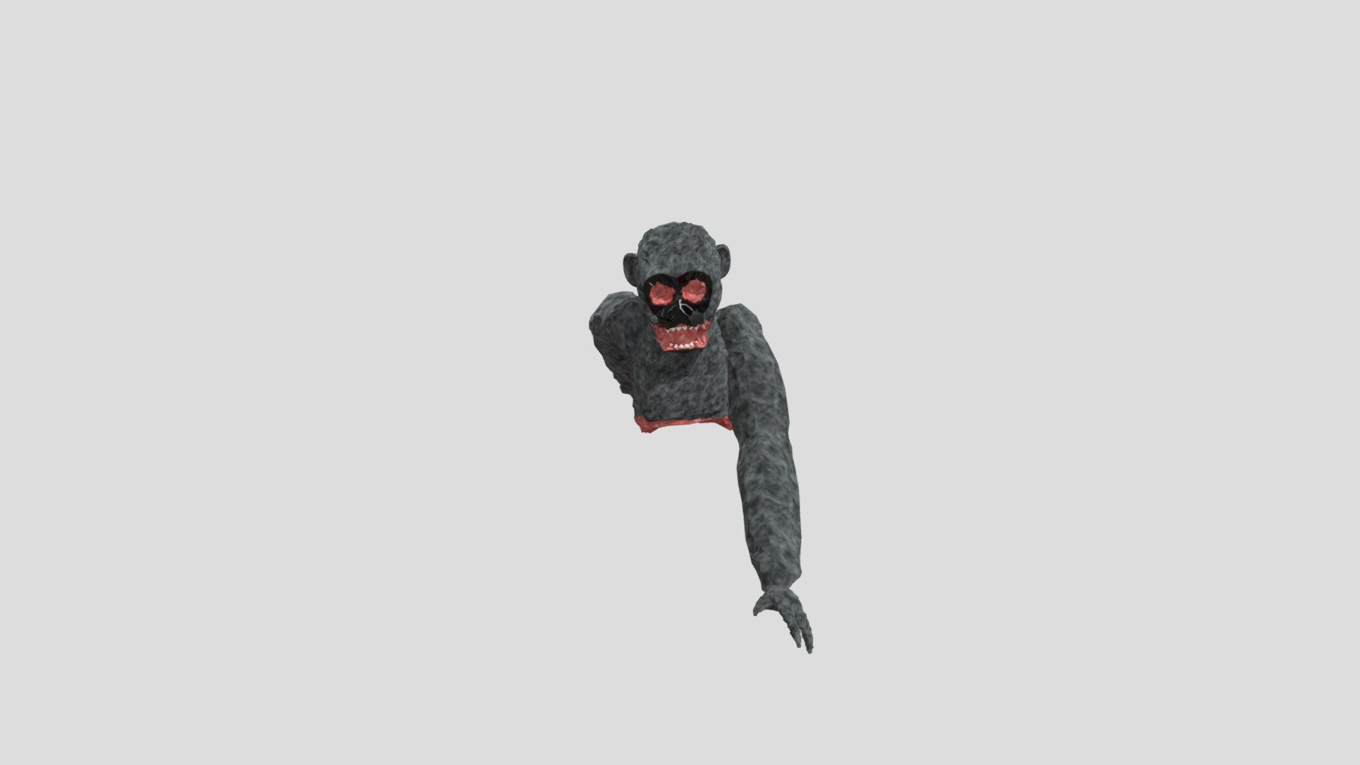 primal_fear_with_scary_baboon_textures - Download Free 3D model by ...