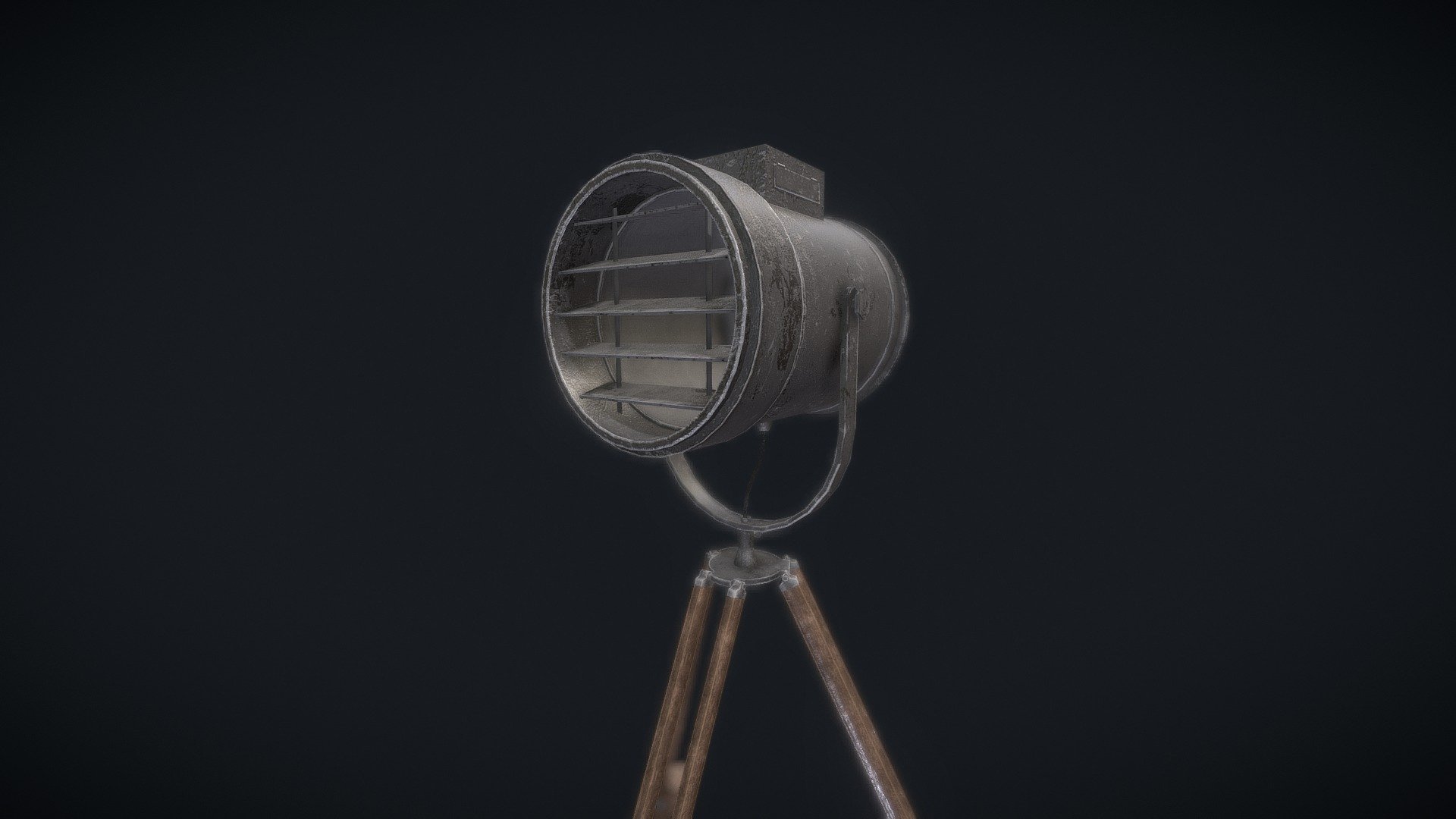 Retro industrial lamp - 3D model by ZABIYAKA DEV (@zabiyakadev ...