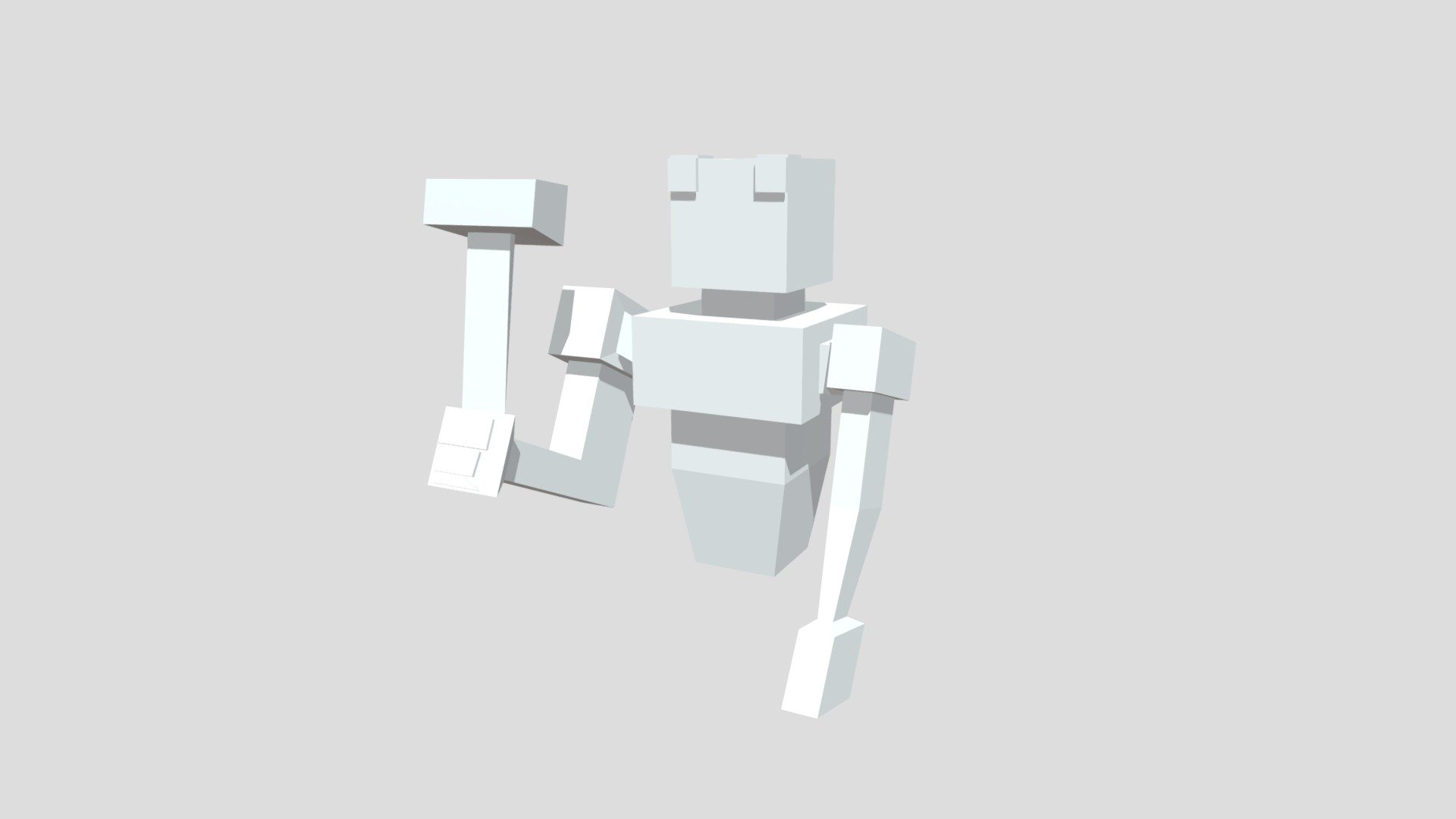 Cube Man - Download Free 3D model by JGVA (@jgva3d) [6f999ff] - Sketchfab