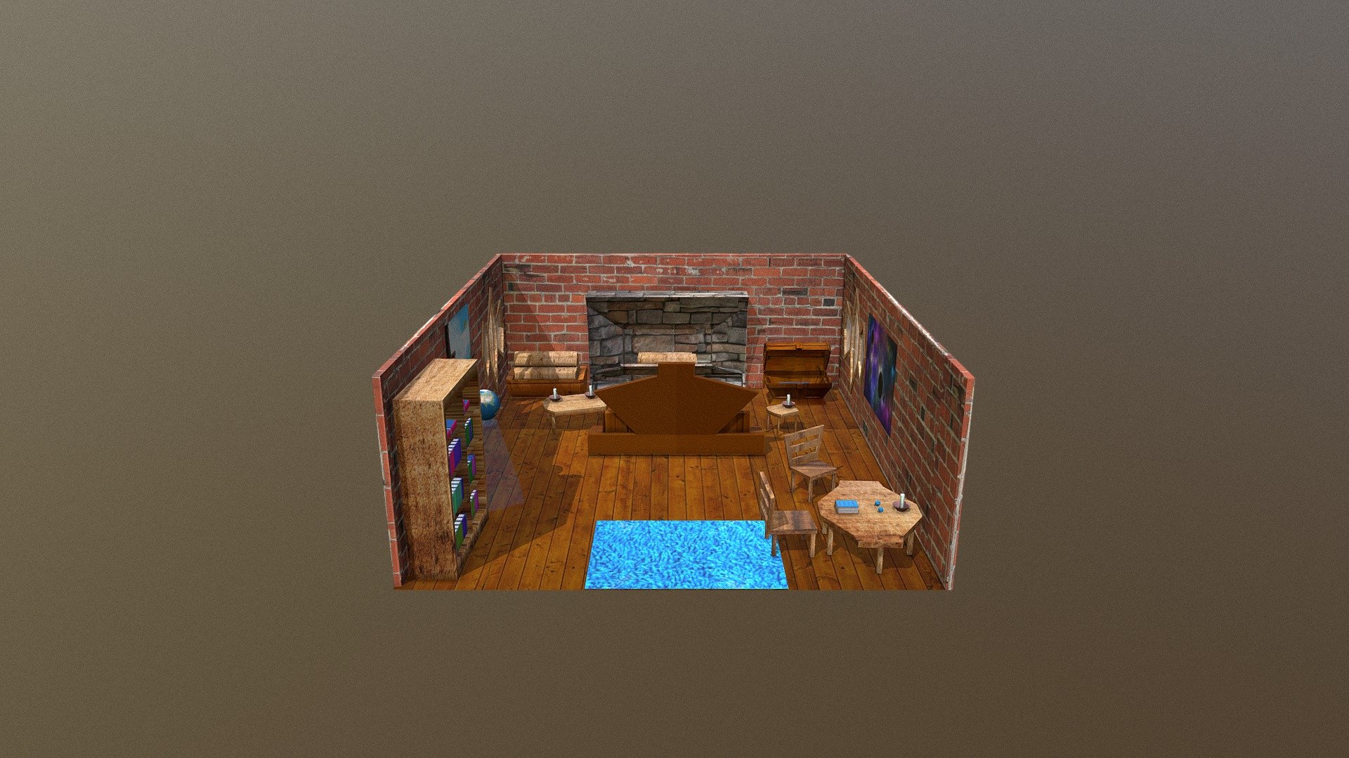 Adventurer Mage Room - 3D model by Ben (@BenvanTol) [6f9caa2] - Sketchfab
